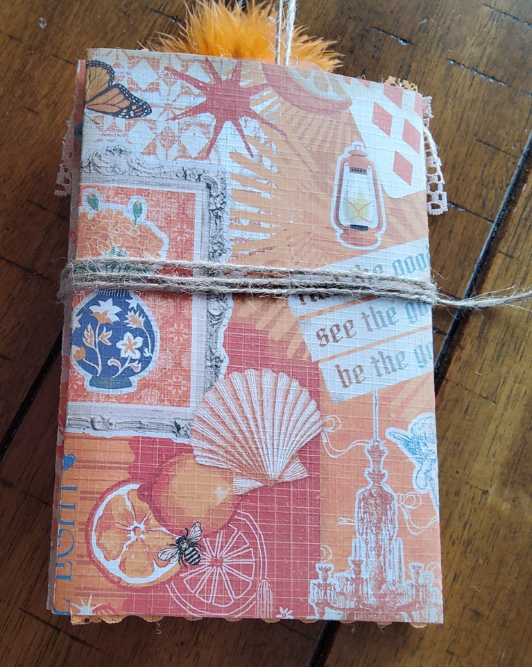 Junk Journal Handmade Booklet Book Vintage "LITTLE THINGS" w/ Pockets ...
