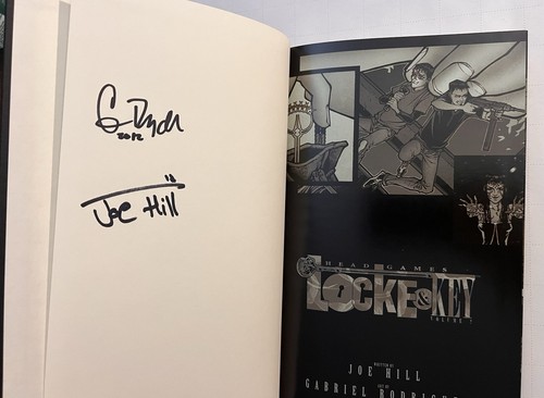 SIGNED x2 JOE HILL Locke & Key #2 Head Games Subterranean Press As-New ...