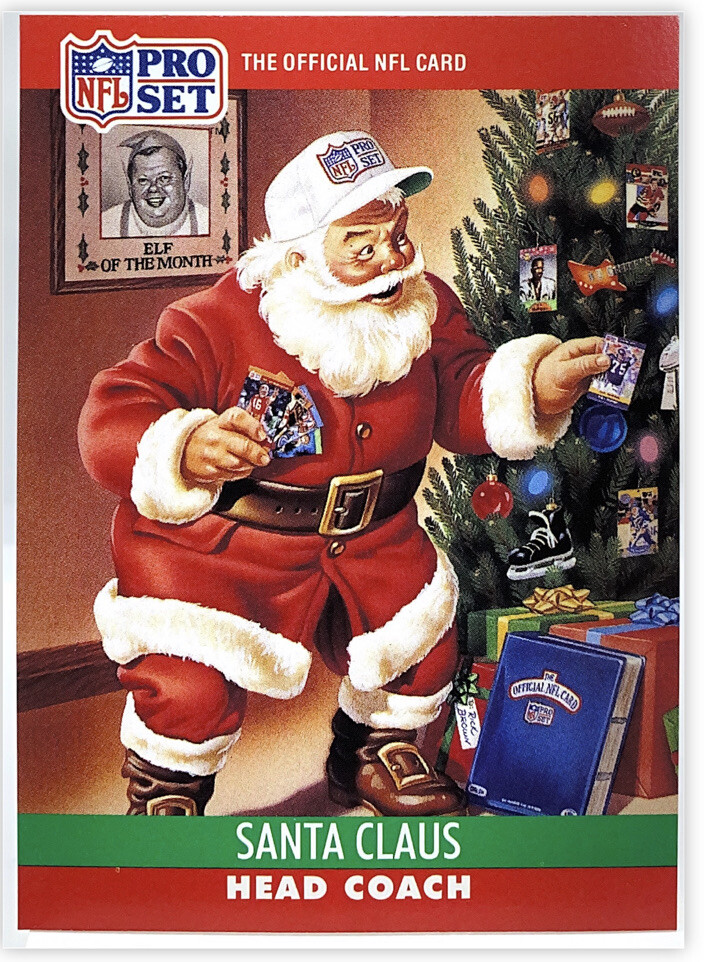 1990 Pro Set Santa Claus #1990 Football Card | eBay