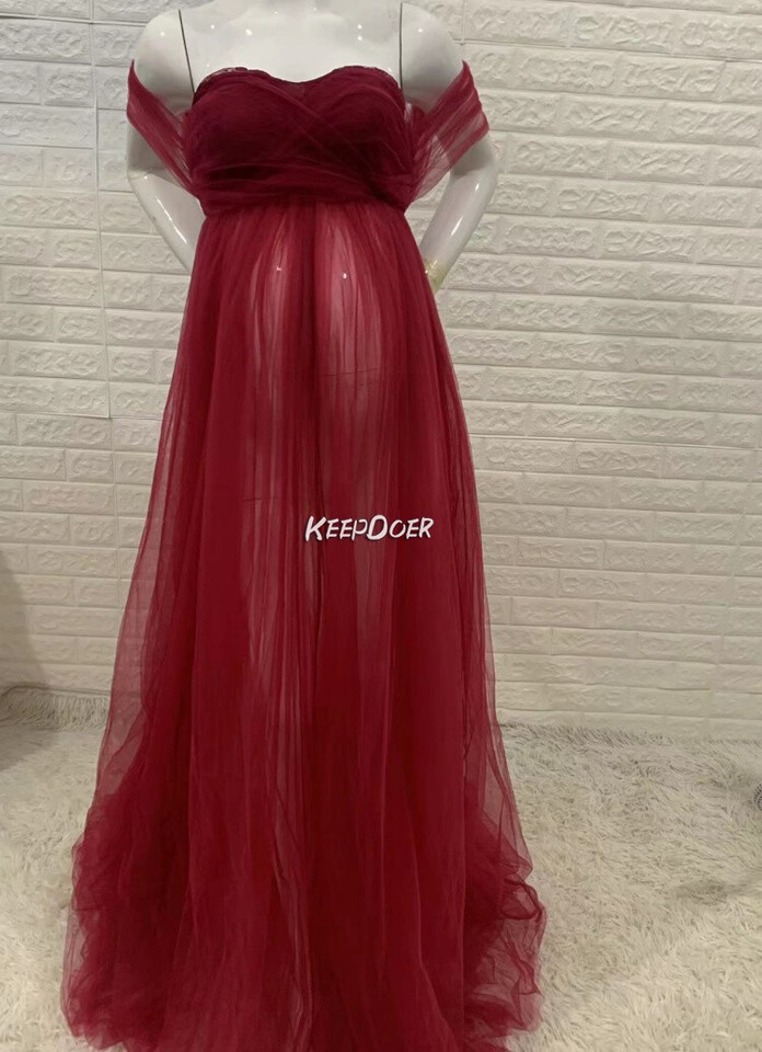 Pregnancy Women Dress Float Maternity Chiffon Gown For Photography ...