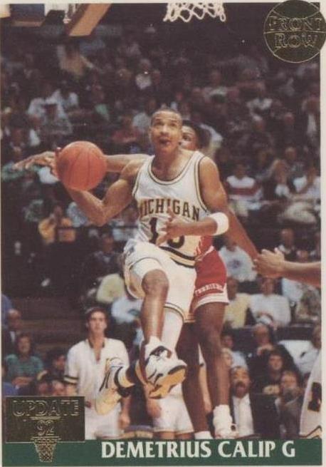 1991-92 Front Row Update - Demetrius Calip #84 Gold (RC) for sale ...