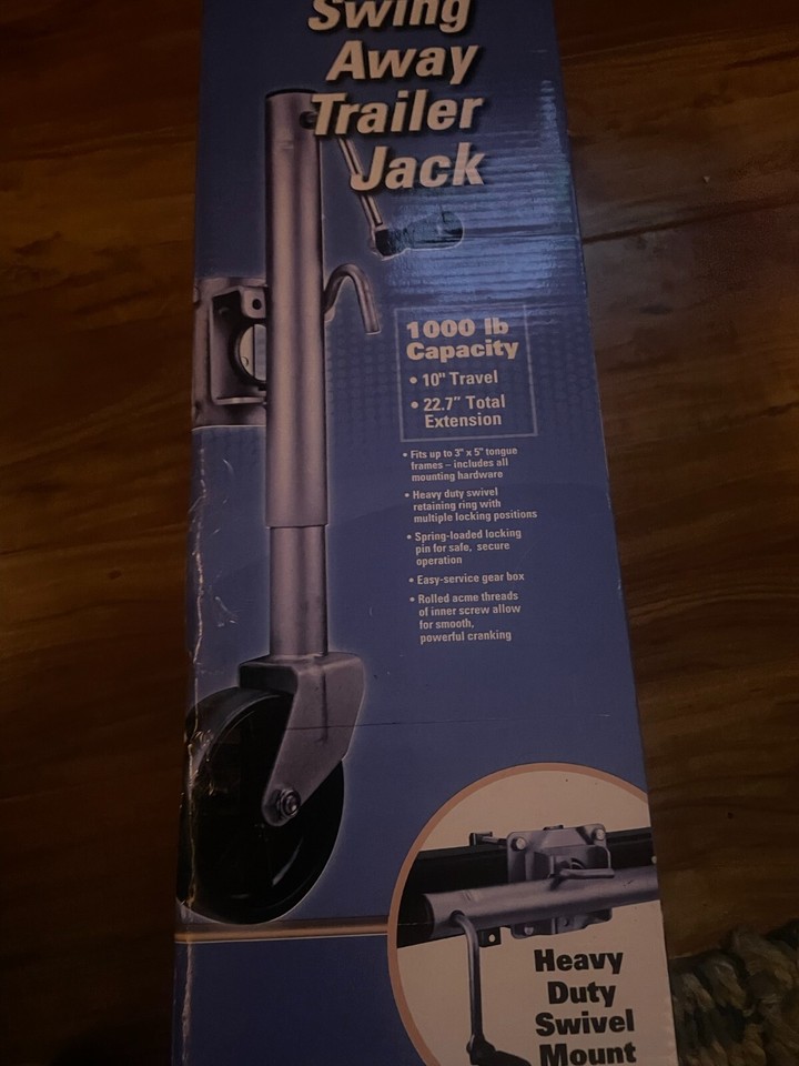 REESE Trailer Swivel Jack: Sidewind Trailer Jack, 1,000 lb Static item ...