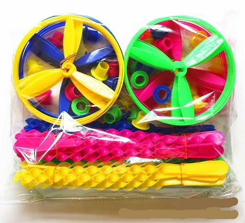 dragonfly plastic flying saucers pull string spinning wheel outdoor toy ...