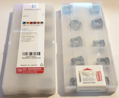 LNMU 06X5ZER ML AH8015 TUNGALOY *** 10 INSERTS *** GENUINE PACK ** | eBay