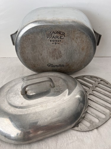 Wagner Ware Magnalite 4265-P Oval Aluminum Roaster Pot Dutch Oven 8 Qt ...