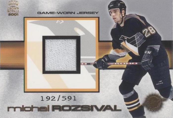 2000-01 Pacific Crown Royale - Game-Worn Jerseys Michal Rozsival #22 / ...
