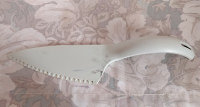 Vtg Tupperware Serrated Cake/ Pie Slicer/ Server # 5193A-4 / Beige | eBay