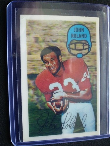 1970 Kellogg's Football Card # 44 Johnny Roland - St. Louis Cardinals ...