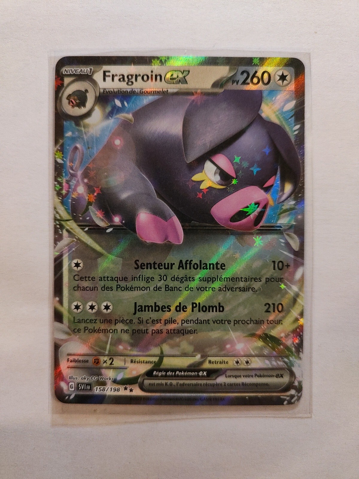 Carte Pokemon - Fragroin EX 158/198 - Écarlate et Violet EV1 | eBay