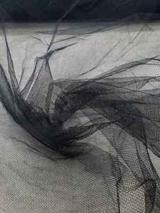 BLACK - MESH NET - FABRIC CLOTH - STIFF - NYLON - 140cm wide- A184R | eBay