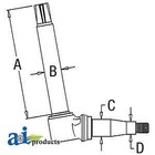 Spindle AT33636 fits John Deere 301A 302A 310 400 401 401B 401C 480 ...