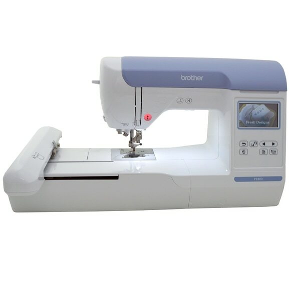 BROTHER PE800 5x7" Embroidery Machine with Large Color Touch Screen Pre ...