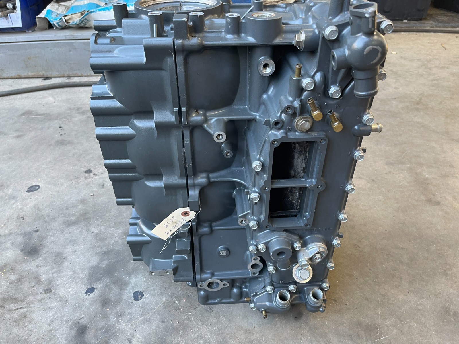 Yamaha F200 200 HP Crankcase Block Assembly 6DA-15109-01-9S 6DA-W009B ...