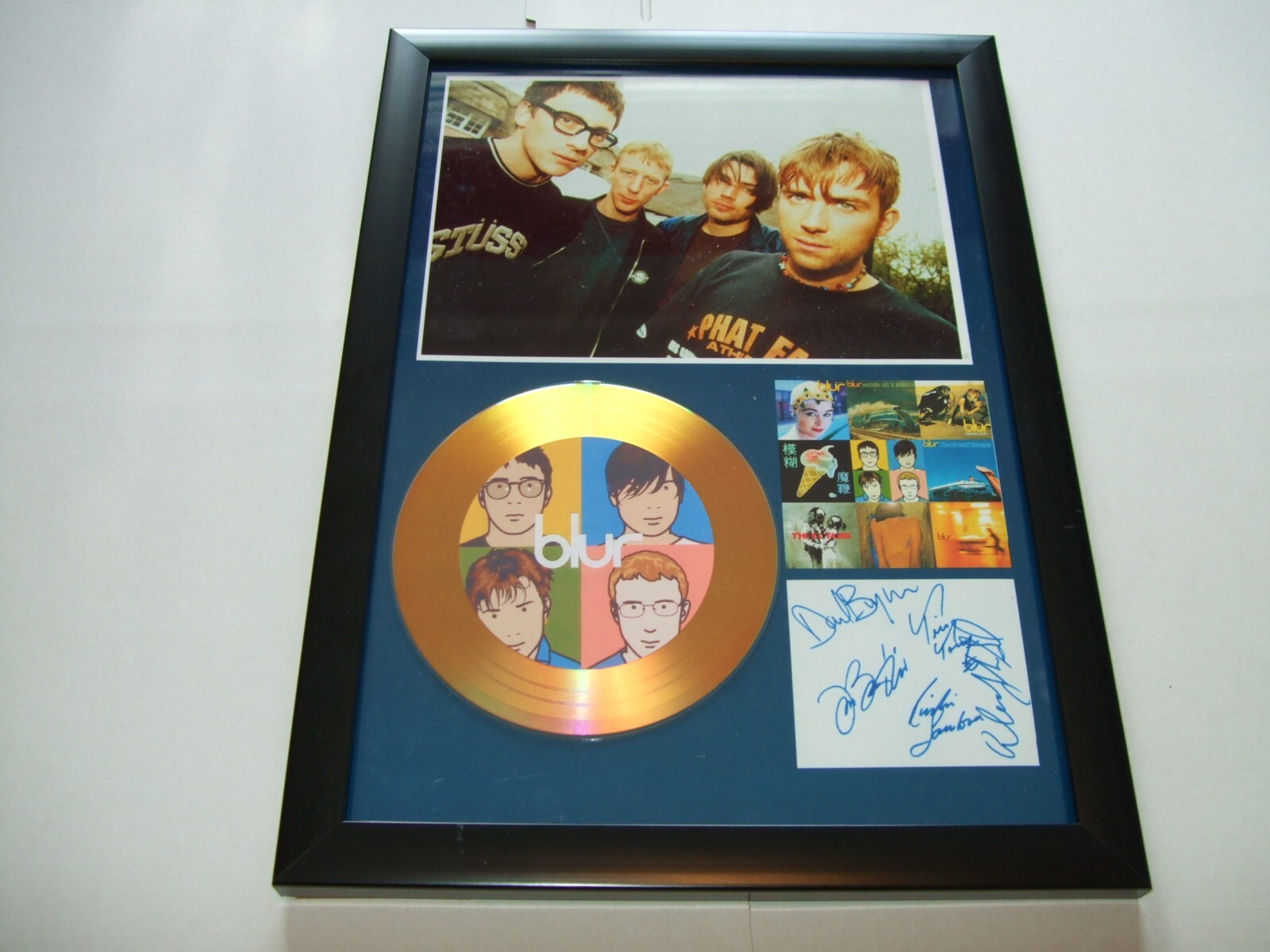BLUR LIMITED EDITION SIGNED AUTOGRAPH FRAMED A4 | eBay