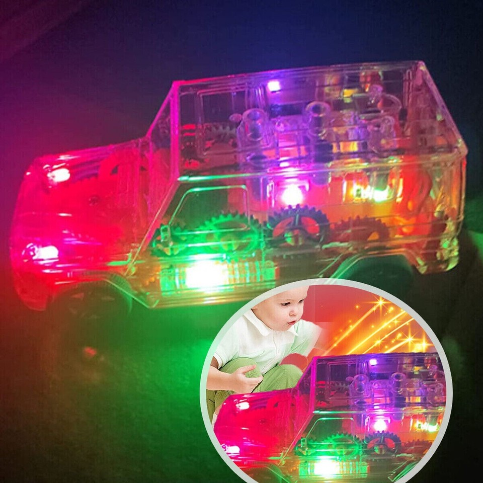 Autism Calming Sensory LED Light Car Toy with Music Special Needs ...