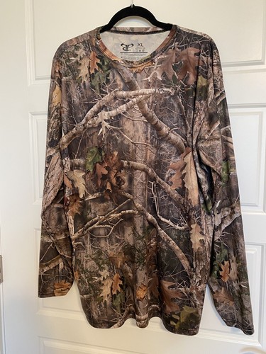 True Timber Hunting Shirt Camo Mossy Oak Mens XL USA Made Long Sleeve ...