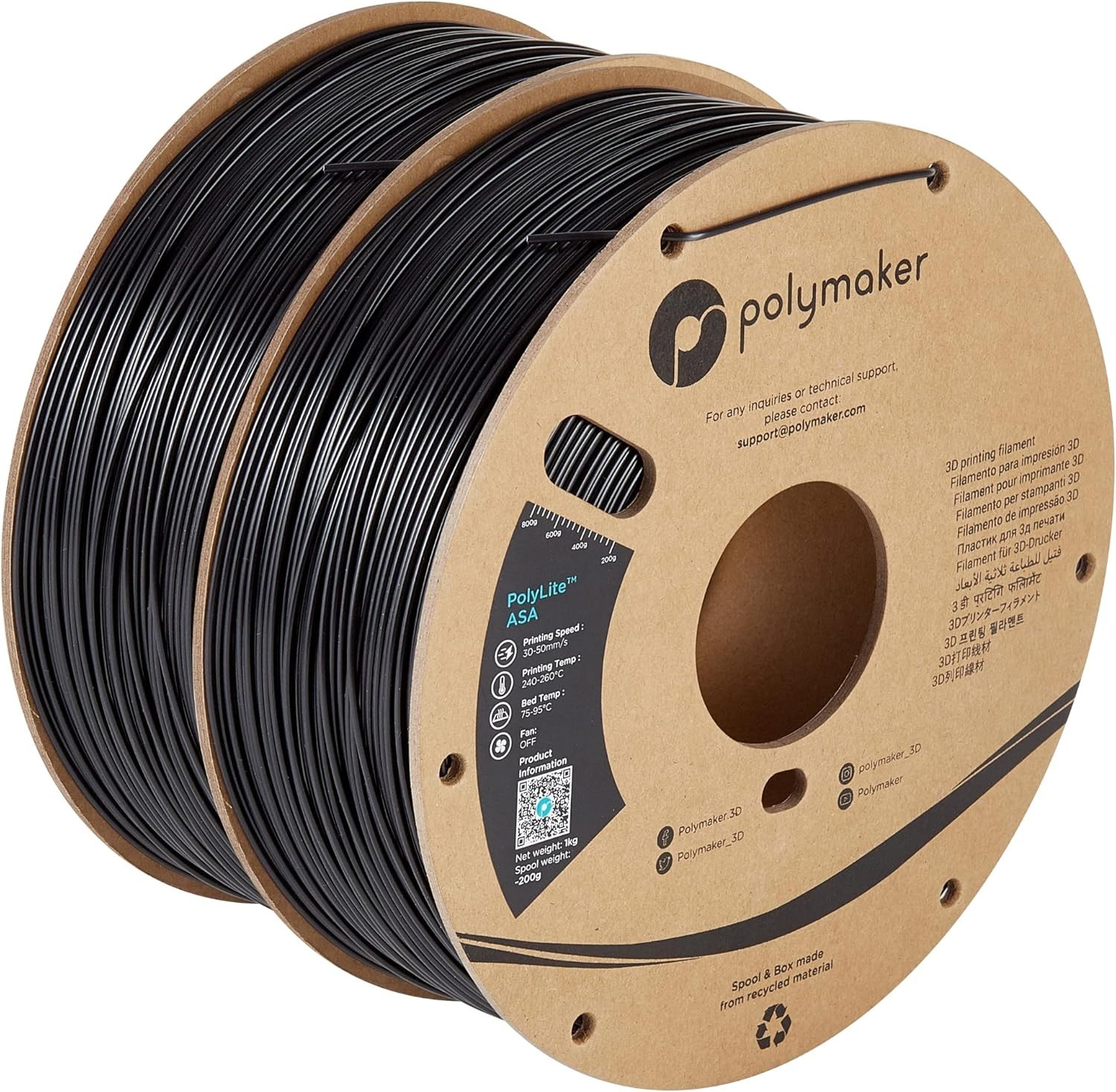 High Heat Resistance ASA 3D Printer Filament – DOQAAN.COM