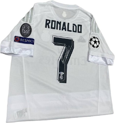 Autographed Jersey 2016 CRISTIANO RONALDO Hand Signed BAS COA | eBay