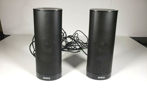 Dell AX210 Stereo Speakers for PC USB Powered 3.5mm Tested and Working ...