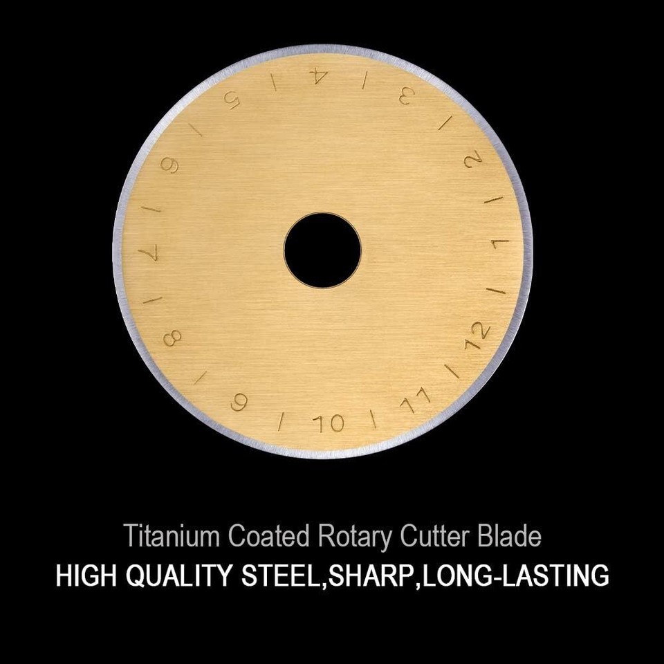 45mm Rotary Cutter Blades Fits Olfa, Fiskars, Replacement Rotary Blade ...