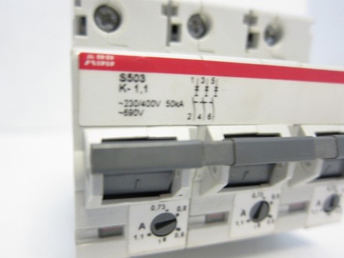 ABB S503 K-11 3 Pole High Performance Circuit Breaker S500 S503K11 for ...