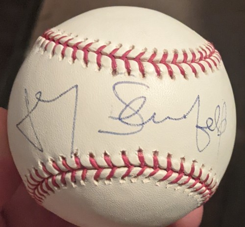 JERRY SEINFELD signed autograph MLB baseball PROOF | eBay