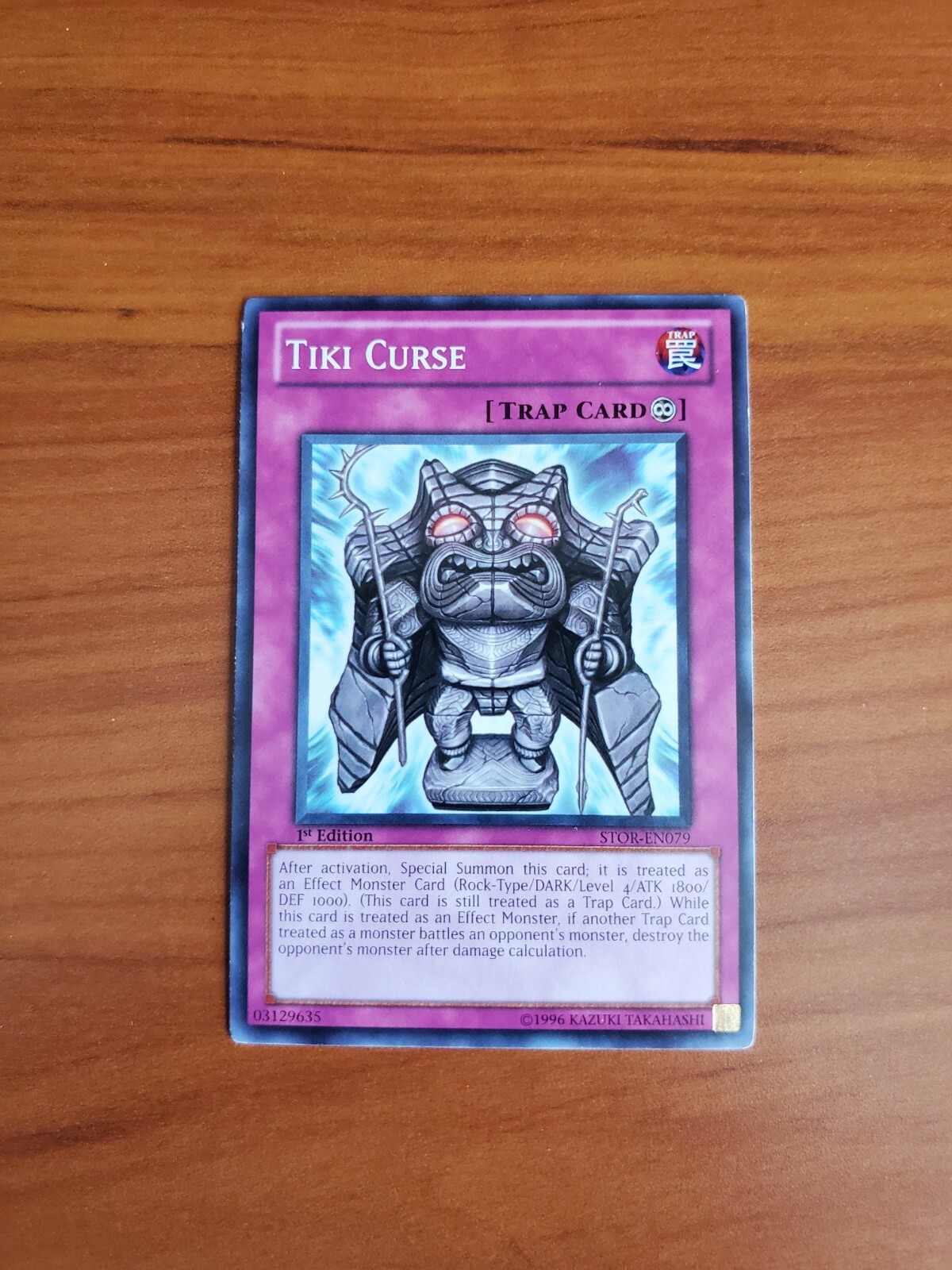 Tiki Curse - Yu-Gi-Oh! Storm of Ragnarok - 1st Edition - STOR-EN079 ...