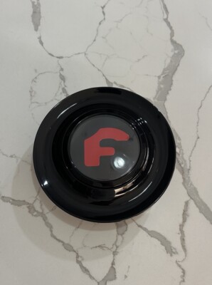 1X Black Forgiato Floating Center Caps For Forgiato XL Hubcap Rim ...