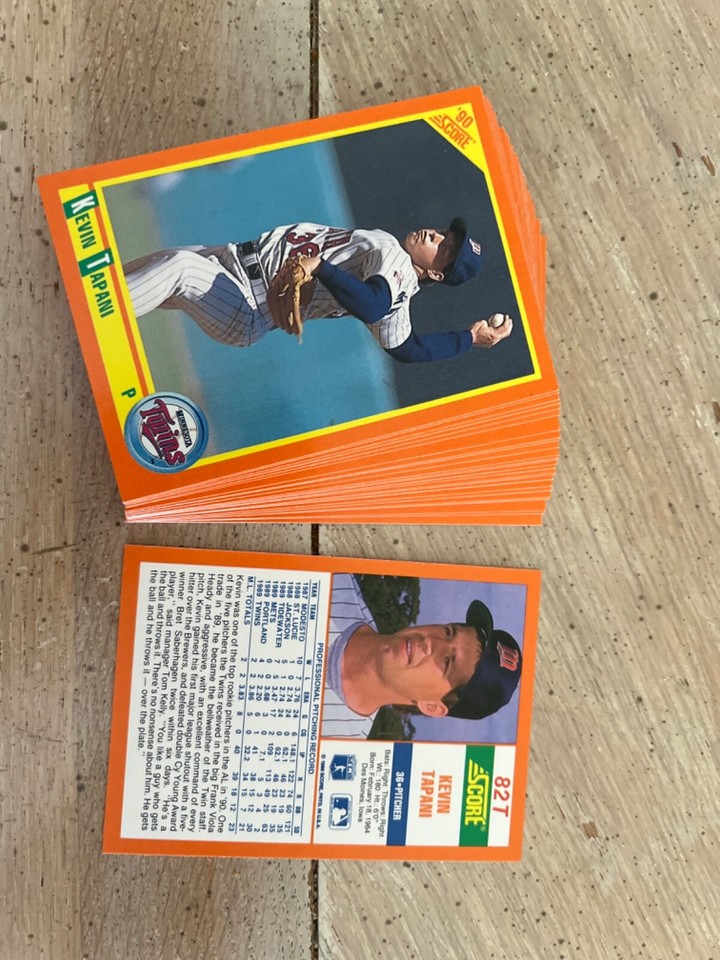1990 Score baseball rookie and traded Lot Kevin Tapani #82T | eBay