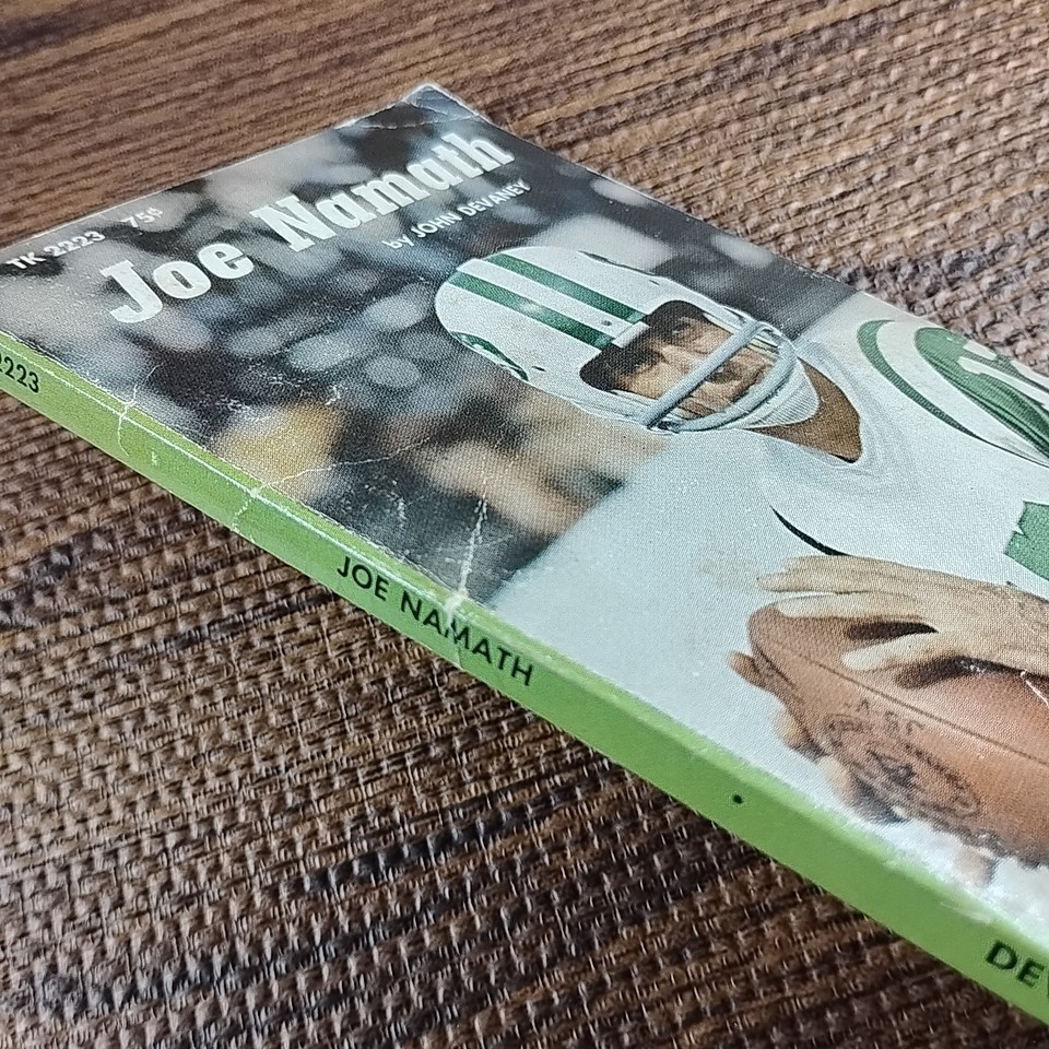 Joe Namath by John Devaney 1972 Vintage Paperback Book First Printing ...