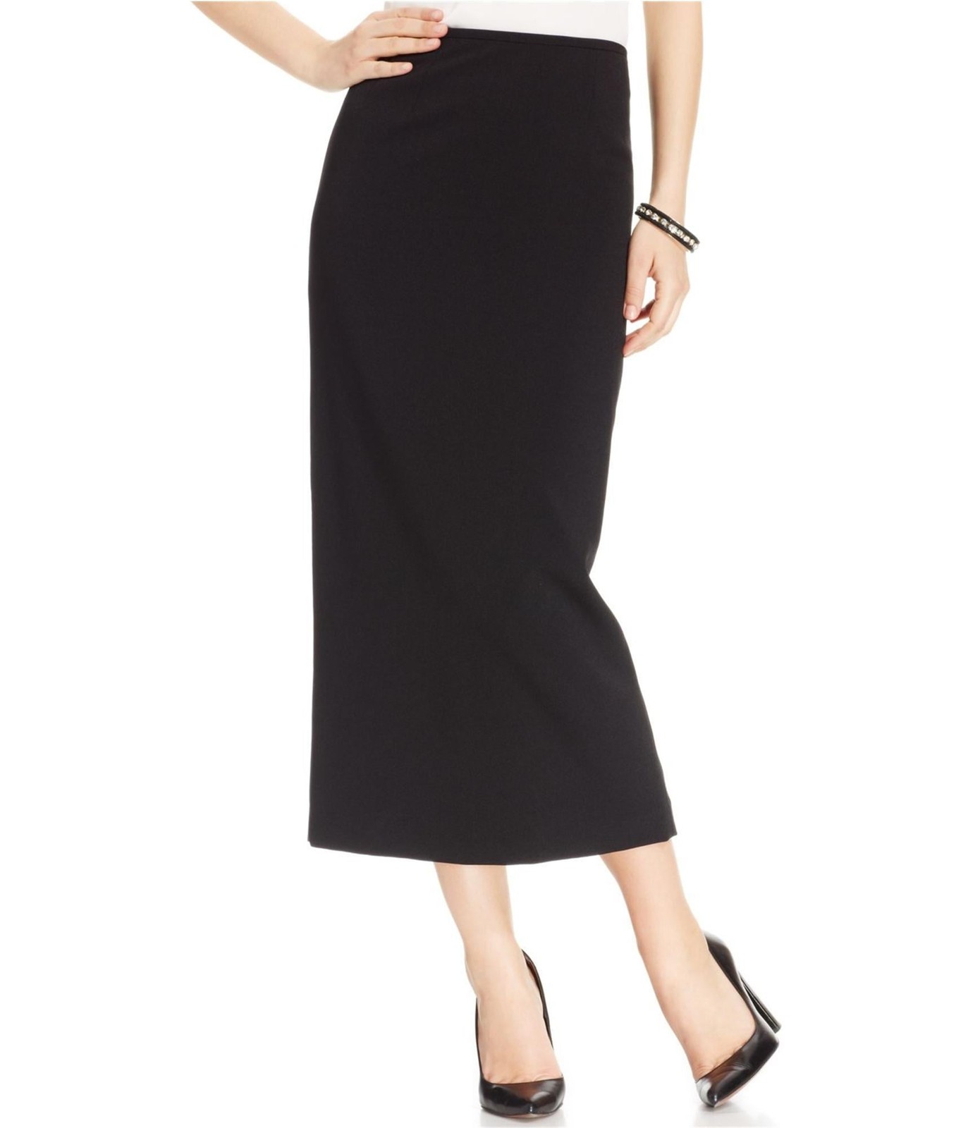 Kasper Womens Crepe Column Midi Skirt, Black, 8 | eBay UK