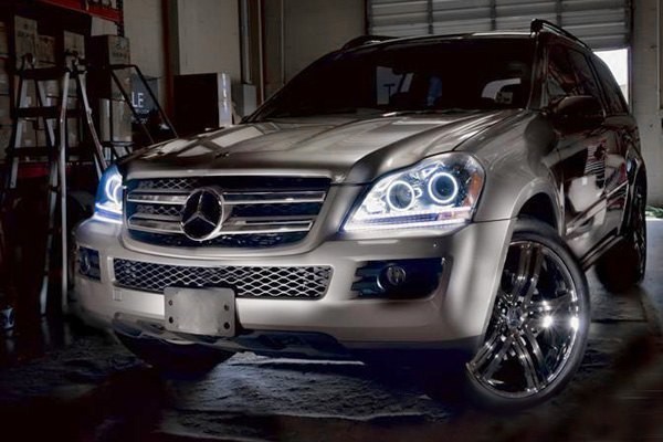 LED Halo Headlights Factory Surface Add On Custom Lights White 2370-001 ...