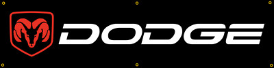Dodge Racing Flag Banner 2x8ft or 60x240cm | eBay