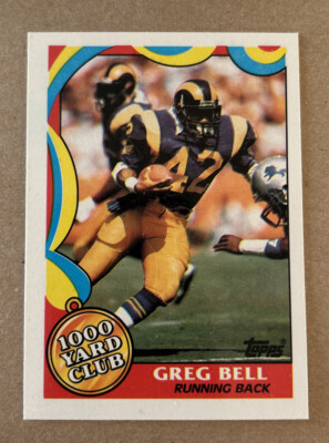1989 Topps 1000 Yard Club #8 Greg Bell Football Card | eBay