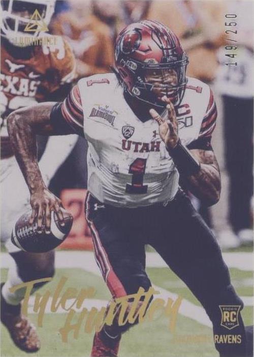 2020 Panini Luminance - Rookies Tyler Huntley #170 Gold /250 (RC) for ...