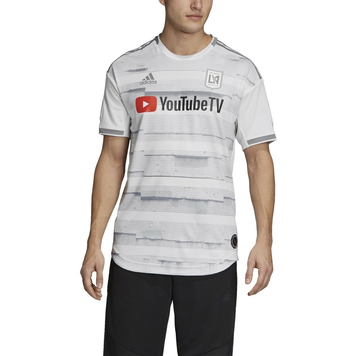 adidas Los Angeles FC Lafc YouTube 2019 Away Jersey MLS 7418a Size ...