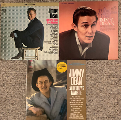Jimmy Dean - 3 LP LOT - Vinyl LPs in Near Mint Condition! - Everybody's ...
