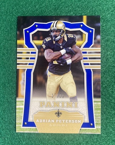 2017 Panini Blue Knight /99 SP Adrian Peterson #98 1A | eBay
