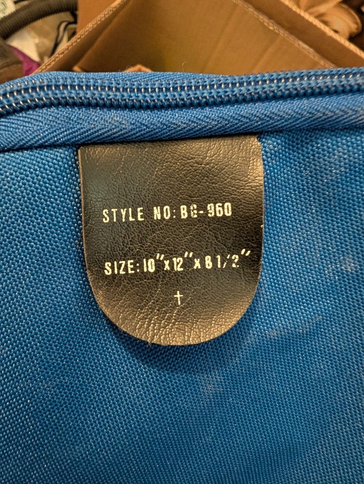 Itech Bauer 960 BG-960 Blue Vintage Padded Goalie Helmet Mask Bag | eBay