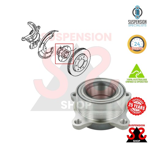 Front Axle Wheel Hub Suit MITSUBISHI Triton 2.5 DI-D 4WD (KB4T) L200 ...