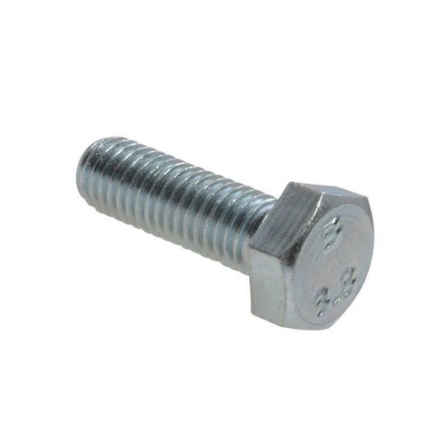 Qty 5 Hex Set Screw M8 (8mm) x 65mm Zinc Plated High Tensile Class 8.8 ...