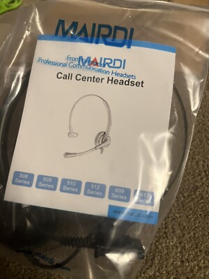 Mairdi Communication USB Headset with Noise Cancelling Microphone & Mic ...