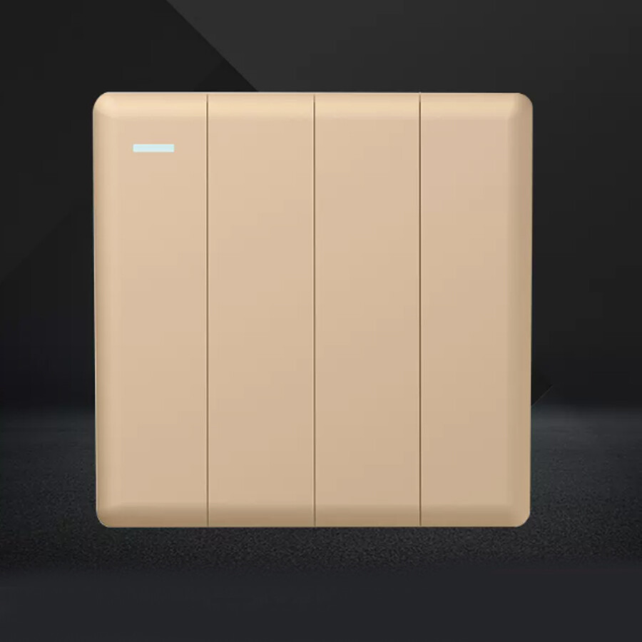 1Pc Waterproof Surface Mounted Switch Panel Golden Nonporous Toggle ...