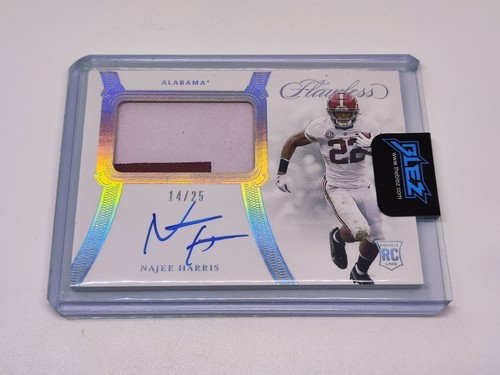 2021 Panini Flawless Collegiate Rookie Patch Auto NAJEE HARRIS /25!! | eBay