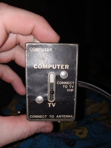 ~Vintage TV/Game/Computer RF Switch Box Adapter for Atari 2600 Coleco ...