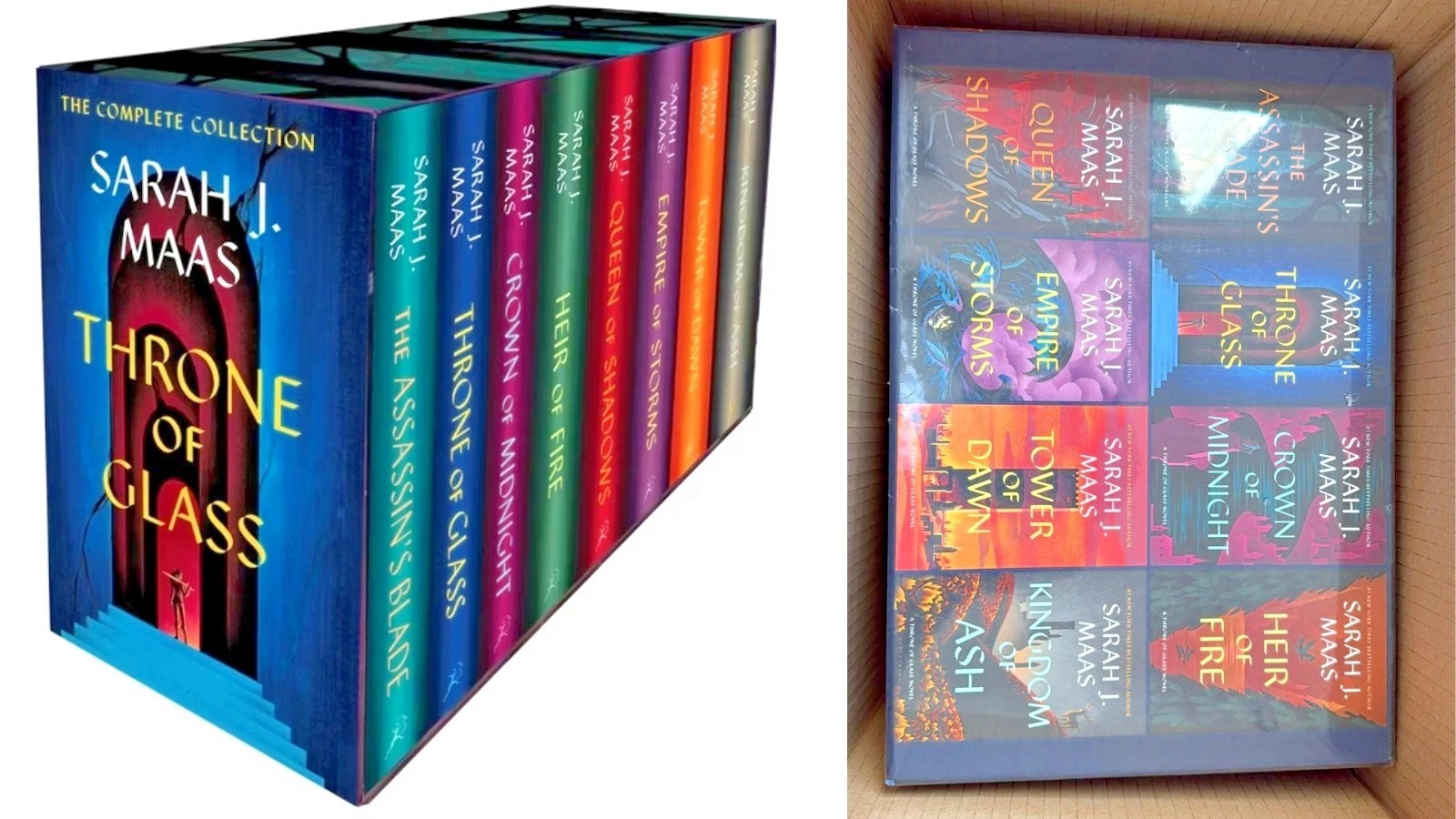 Throne of Glass Hardcover Box Set by Sarah J Maas: New 9781639731763| eBay