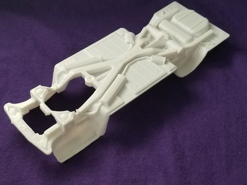 1963 Chevrolet Impala CHASSIS / FRAME / FLOOR from 1:25 AMT Model Kit ...