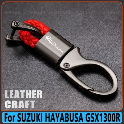 For SUZUKI HAYABUSA GSX1300R Motorcycle Handwoven KeyChain Keyring Key ...