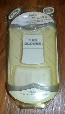 Intec 123 Blocks Nintendo Gamecube Max Memory Card BRAND NEW | eBay