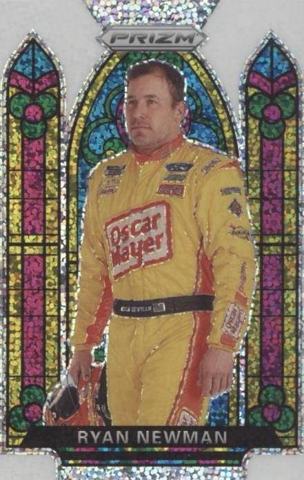 2020 Panini Prizm - Stained Glass Ryan Newman #62 White Sparkle Prizm ...